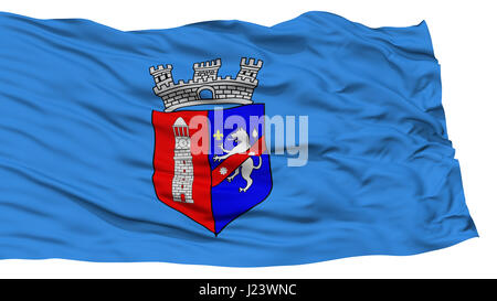 Flag of Tirana, capital city of Albania. 3d rendering Stock Photo - Alamy
