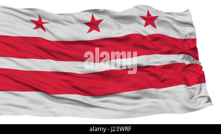 Isolated Washington DC City Flag Stock Photo - Alamy