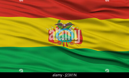 Closeup Bolivia Flag Stock Photo - Alamy