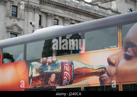 Coca Cola advertisement on Bus stop in Bangkok ,Thailand Stock Photo ...