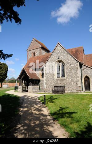 Church of the Holy Cross, Sarratt Stock Photo - Alamy