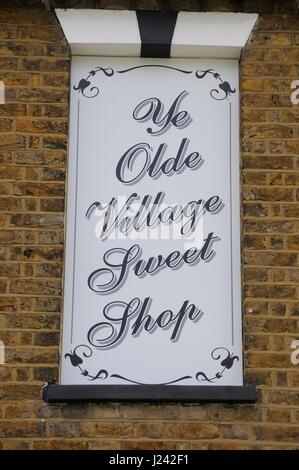 Sarratt Village sign Stock Photo - Alamy