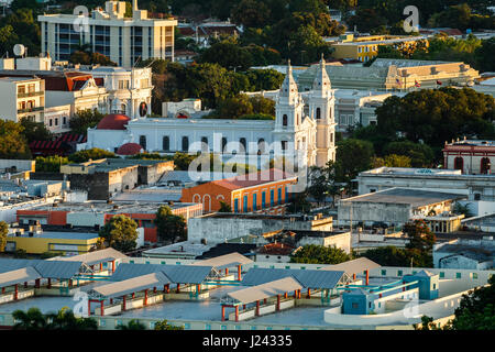 Bell towers, Ponce Cathedral (Our Lady of Guadalupe), Ponce, Puerto ...