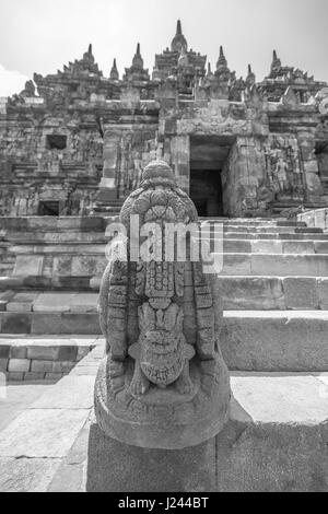 Kala Makara of Plaosan Lor in Plaosan temple Complex, Buddhist temple ...