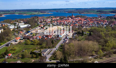 Sternberg, Germany. 6th Apr, 2017. View of the town of Sternberg ...