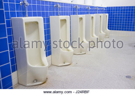 Inside mens urinals Stock Photo: 108197534 - Alamy