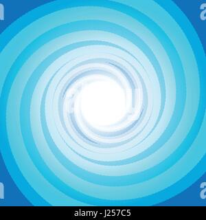 Colorful Blue swirling cyclone background with space for text in center ...
