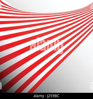 Two tone red stripes ribbon abstract background concept Stock Vector ...