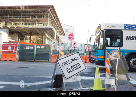 Roadworks construction downtown Monterey California Stock Photo - Alamy