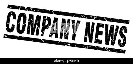 square grunge black company news stamp Stock Vector Image & Art - Alamy