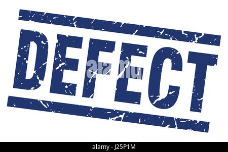 defect stamp. defect square grungy blue sign Stock Vector Image & Art ...