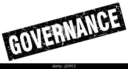 square grunge black governance stamp Stock Vector Image & Art - Alamy