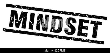 square grunge black mindset stamp Stock Vector Image & Art - Alamy