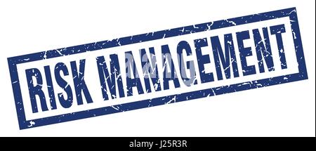 square grunge blue risk management stamp Stock Vector Image & Art - Alamy