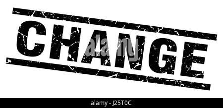 square grunge black make a change stamp Stock Vector Image & Art - Alamy