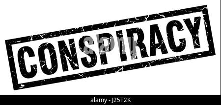 square grunge black conspiracy stamp Stock Vector Image & Art - Alamy