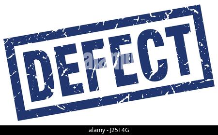 defect stamp. defect square grungy blue sign Stock Vector Image & Art ...