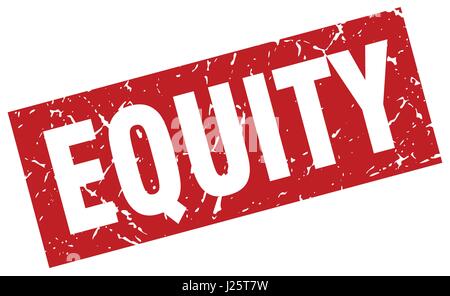 square grunge red equity stamp Stock Vector Image & Art - Alamy