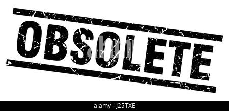 obsolete stamp. obsolete square grunge black sign Stock Vector Image ...