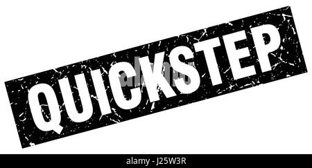 quickstep sign. quickstep grunge black stamp. Label Stock Vector Image ...