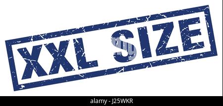 square grunge blue xxl size stamp Stock Vector Image & Art - Alamy