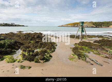 The tidal bell at Cemaes bay, Anglesey, North Wales, UK. Taken on 4th ...