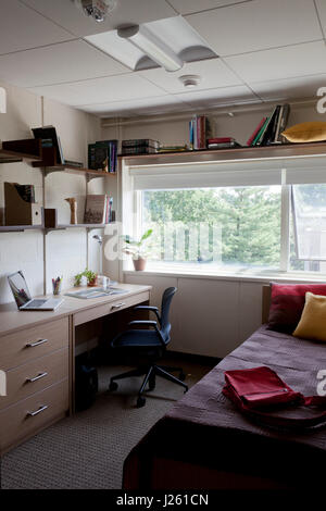 Interior View of Modern College Dorm Room Stock Photo - Alamy