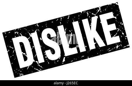 square grunge black dislike stamp Stock Vector Image & Art - Alamy