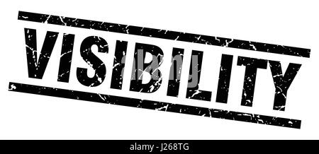 square grunge black visibility stamp Stock Vector Image & Art - Alamy