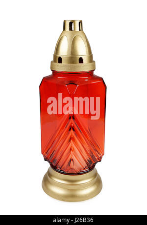 Cemetery grave candle glass lantern. All Saints' Day, Feast of All ...