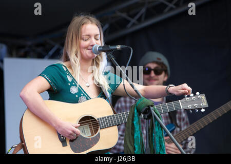 The Alex Hart Band perform at The Porthleven Food and Music Festival ...