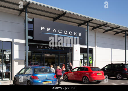 Peacocks fashion store Stock Photo - Alamy