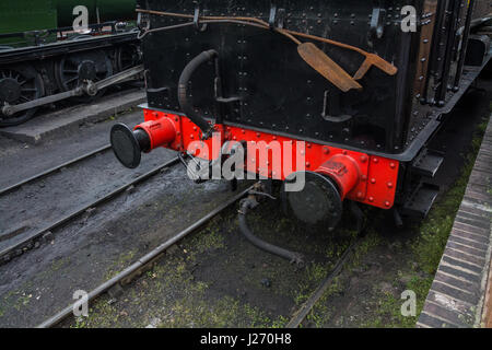 Steam locomotive buffers Stock Photo - Alamy