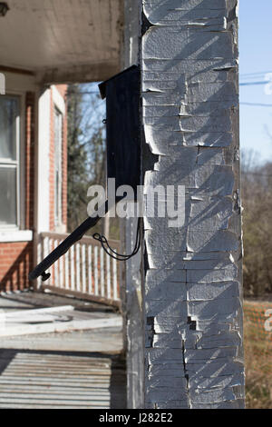 White paint chipping from an old style house Stock Photo - Alamy