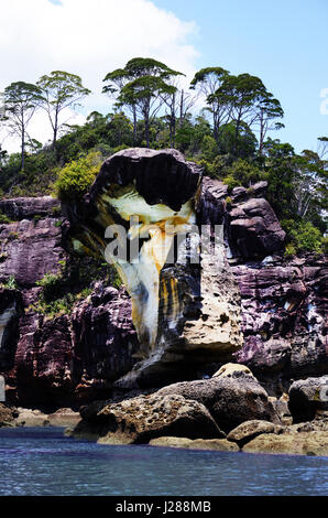 Sea Stacks along the coastline of Bako national park in Sarawak ...