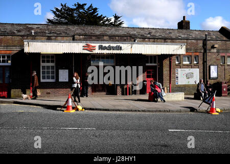 Redruth railway station, Cornwall England. First Great Western high ...