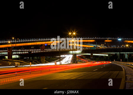 Night street in Tehran, Iran Stock Photo - Alamy