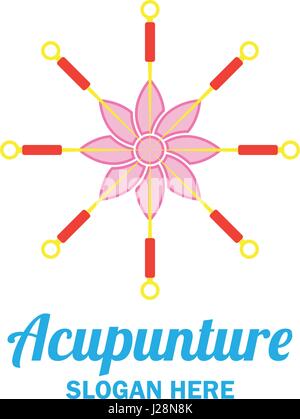 acupuncture therapy logo with text space for your slogan / tagline ...