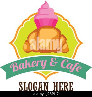 bakery logo with text space for your slogan / tagline, vector ...