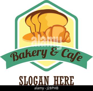 bakery logo with text space for your slogan / tagline, vector ...