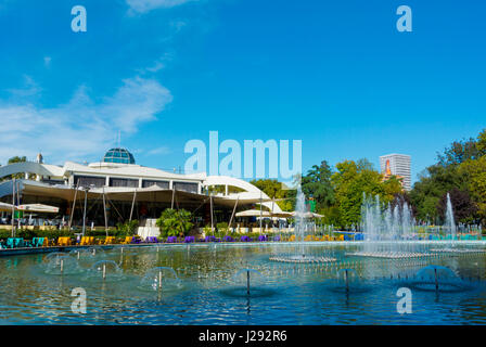 Albania, Tirana, Rinia Park and Taiwan Restaurant complex and Regency ...