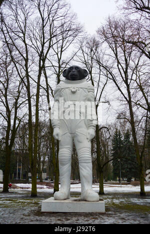 Sam, space monkey statue, 12 metre memorial for animals that died in ...