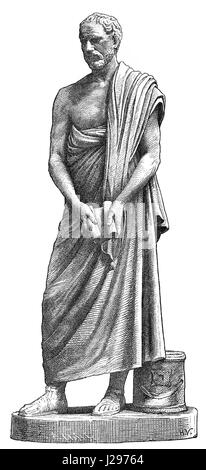 Demosthenes (384-322 BC) was a prominent Greek statesman and orator of ...