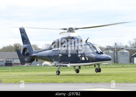 SAS 22 SAS Dauphin helicopter based at Credenhill, Hereford Stock Photo ...
