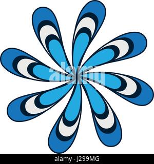 Set of abstract symmetric geometric shapes. Design elements. Collection ...