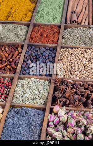 Seasoning chili cumin sesame seeds Stock Photo - Alamy