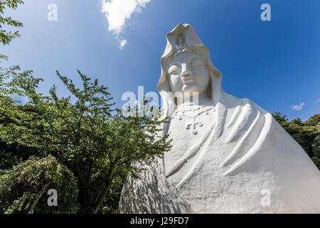 Ofuna Kannon statue in Kanon-ji Temple. Located in Ofuna, Kamakura ...