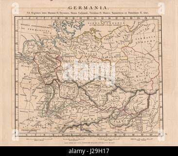 ANCIENT GERMANY. Germania. Tribes. Hermiones Ingaevones. ARROWSMITH ...
