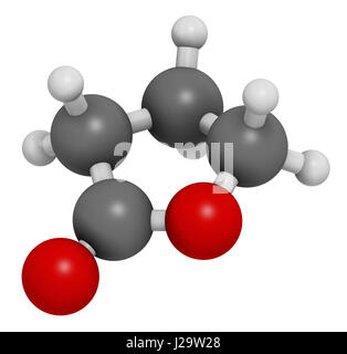 Gamma-butyrolactone (GBL) solvent molecule. Used as prodrug form of GHB ...