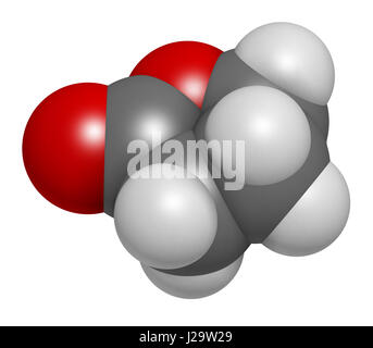 Gamma-butyrolactone (GBL) solvent molecule. Used as prodrug form of GHB ...